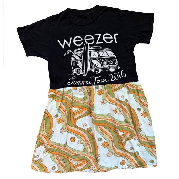 Bunker’s Attic | Dresses | Bunkers Attic Weezer Shirt Dress | Poshmark